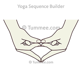 Gesture Of Diamond (Vajra Mudra) Levelup-Poses | Tummee.com