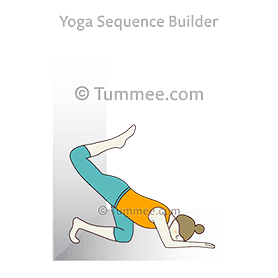 Pose žirafího ocasu (Bharmanasana Bahu Janu Wall) Levelup-Poses ...