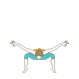 Revolved Goddess Pose Yoga (Parivrtta Utkata Konasana) | Yoga Sequences ...