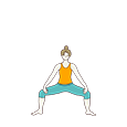 Revolved Goddess Pose Yoga (Parivrtta Utkata Konasana) | Yoga Sequences ...