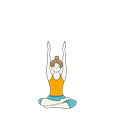 Half Lotus Pose Raised Arms Benefits | Tummee.com