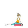 Half Pigeon Pose Hip Bolster Yoga (Ardha Kapotasana Kati Bolster ...