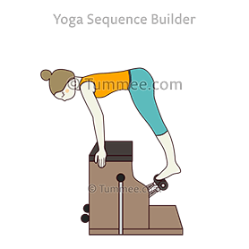 Hamstring Stretch Neutral Spine Exercise Pilates Chair Variations - 203 ...