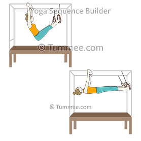 Hanging Up I Exercise Trapeze Table Relaxing-Poses | Tummee.com