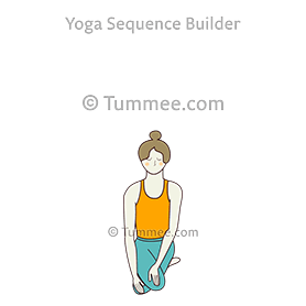 Hazard Pose (Sankatasana) Relaxing-Poses | Tummee.com