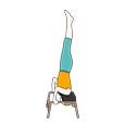 Headstand Pose On Bench Yoga (Sirsasana On Bench) | Yoga Sequences ...