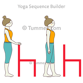 Yoga talon-orteil derrière une chaise | Séquences de yoga, avantages ...
