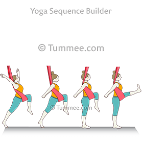 High Lunge Standing Hand To Big Toe A Pose Hip Aerial Flow (Ashta ...