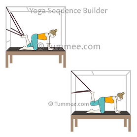 Exercice d'extension des hanches Pose de la table Barre de tour Trapèze ...