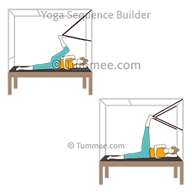 Hip Opener Easy Side Reclining Pose Trapeze Table Variations - 41 ...