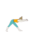Intense Side Stretch Pose Hands On Hips (Parsvottanasana Hands On Hips ...