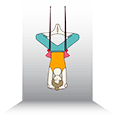Half Headstand Pose Wall Rope (Ardha Sirsasana Wall Rope) Levelup-Poses ...