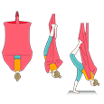 Standing Wide Legged Pose Handstand Pose Flow Aerial (Prasarita ...