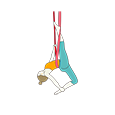Inverted Bow Pose Aerial (Inverted Dhanurasana Aerial) Levelup-Poses ...