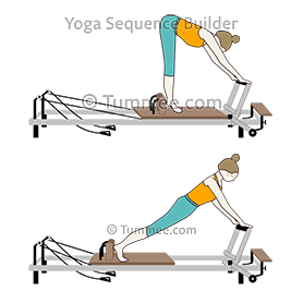 Inverted V Exercise Pilates Reformer Yoga| Yoga Sequences, Benefits ...