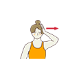 Isometric Neck Exercises Interlocked Hands Behind Head Close Up Tummee ...