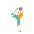 Falling King Dancer Pose B Yoga(Patita Natarajasana B)| Yoga Sequences ...