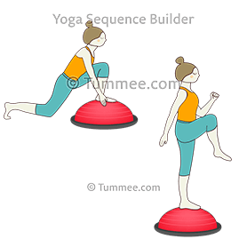 Knee Lift Exercise Bosu Ball Titles | Tummee.com