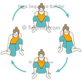 Knee Tap Squats Steps | Tummee.com