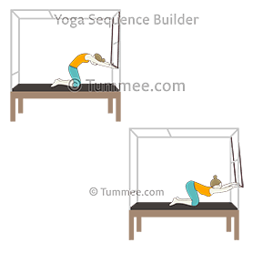 Kneeling Cat Exercise Trapeze Table (Kneeling Marjaryasana Trapeze ...