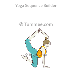 Kneeling King Dancer Pose B (Kneeling Natarajasana B) Relaxing-Poses ...