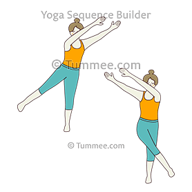 Variación del ejercicio de balanceo diagonal de brazos y piernas ...