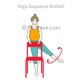 Lateral Leg Circles Hands Chair Levelup-Poses | Tummee.com