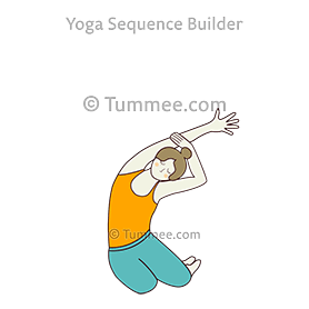 Mermaid Side Stretch Bound Elbows One Arm Extended Pose Variations - 52 ...