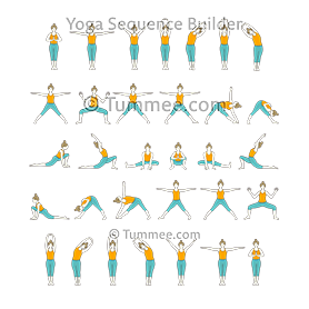 Moon Salutations Variation B Yoga(Chandra Namaskar Variation B)| Yoga Sequences, Benefits ...