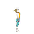 Mountain Pose Head Back Yoga (Buddhi Tatha Dhrti Shakti Vikasaka ...