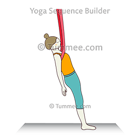 Mountain Pose Leaning Back Forward Shoulders Aerial (Tadasana Leaning ...