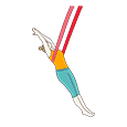 Plank Pose Airplane Arms Aerial (Phalakasana Hasta Vimanasana Aerial ...