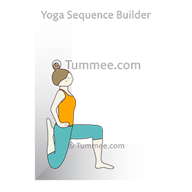 One Legged King Pigeon Pose Ii Knee Foot Wall Hands Waist (Eka Pada ...