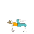 Reverse Table Top Pose Lifts Flow Yoga (Ardha Purvottanasana Lifts ...