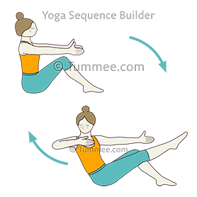 One Legged Seated Bow And Arrow Pose Preparatory-Poses | Tummee.com