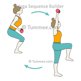 Overhead Pulldown Chair Step Out Squat Exercise Weights Variations - 58 ...