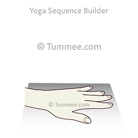 Palm Down On Floor Close Up Relaxing-Poses | Tummee.com