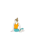 Easy Pose Variation Side Bend Yoga(Seated Side Body Stretch)| Yoga ...