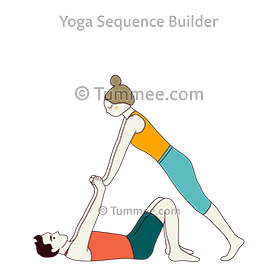 Plank Partenaire de pose de repos constructif (Partenaire Phalakasana ...