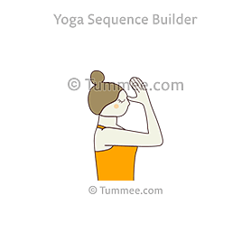 Prayer Hands Thumbs To Forehead Close Up Yoga (Namaste Thumbs To ...