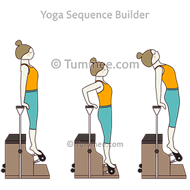 Press Up Facing Out Exercise With Handles Pilates Chair Variations - 7 ...