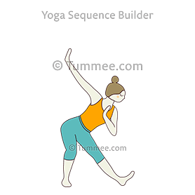 Rainbow Warrior Pose Variation (Skandasana Variation Rainbow Virabhadrasana) Levelup-Poses ...