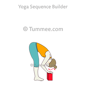 Rapunzel Movement Standing Forward Fold Pose (Rapunzel Movement ...