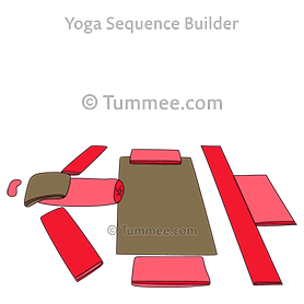 Reclined Butterfly Pose Prop Set (Supta Baddha Konasana Prop Set ...