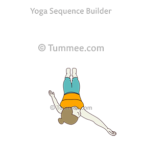 Reclined Pose One Arm Extended Yoga| Yoga Sequences, Benefits ...