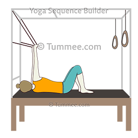 Reclined Scapular Rotation Exercise Trapeze Table Yoga| Yoga Sequences ...