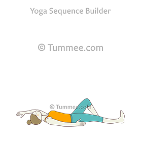 Reclined Supine Extension Pose Yoga| Yoga Sequences, Benefits ...