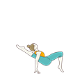 Reclining Bird Of Paradise Pose Yoga (Shiva Pose) | Yoga Sequences ...