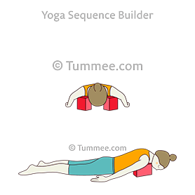 Reverse Corpse Pose Pectorals Release Blocks (Advasana Pectorals ...