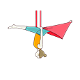 Suspended Center Splits Pose Aerial (Vimana Samakonasana Aerial ...
